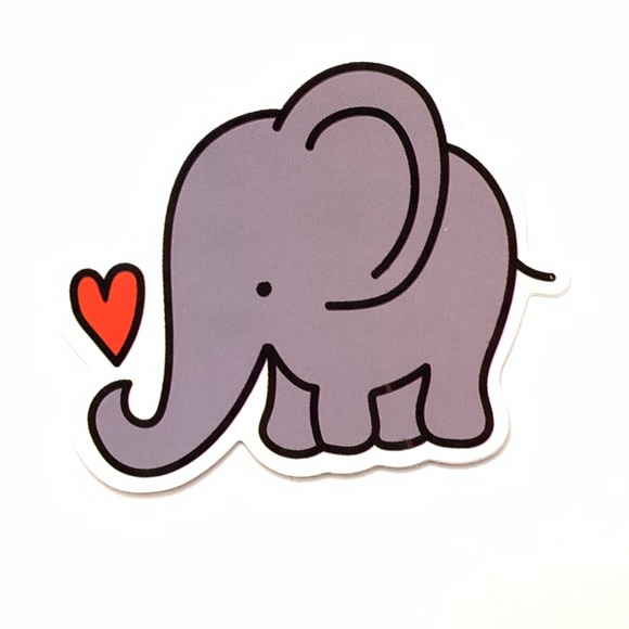 Accessories | Elephant Vinyl Sticker | Poshmark